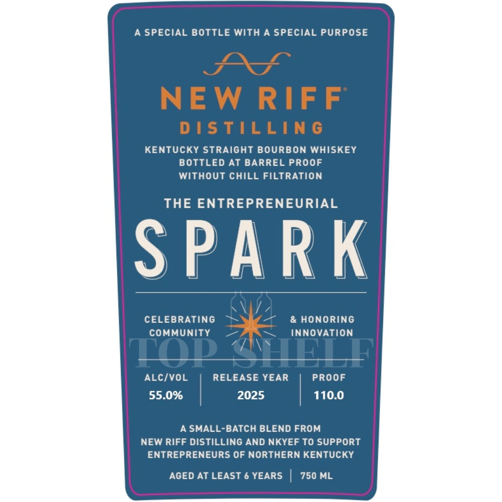 Buy New Riff the Entrepreneurial Spark Bourbon Online – Booze City